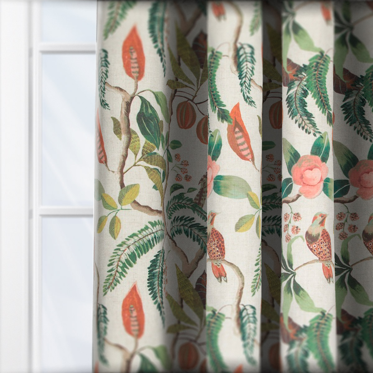 Banyu Papaya Curtain | Blinds Direct