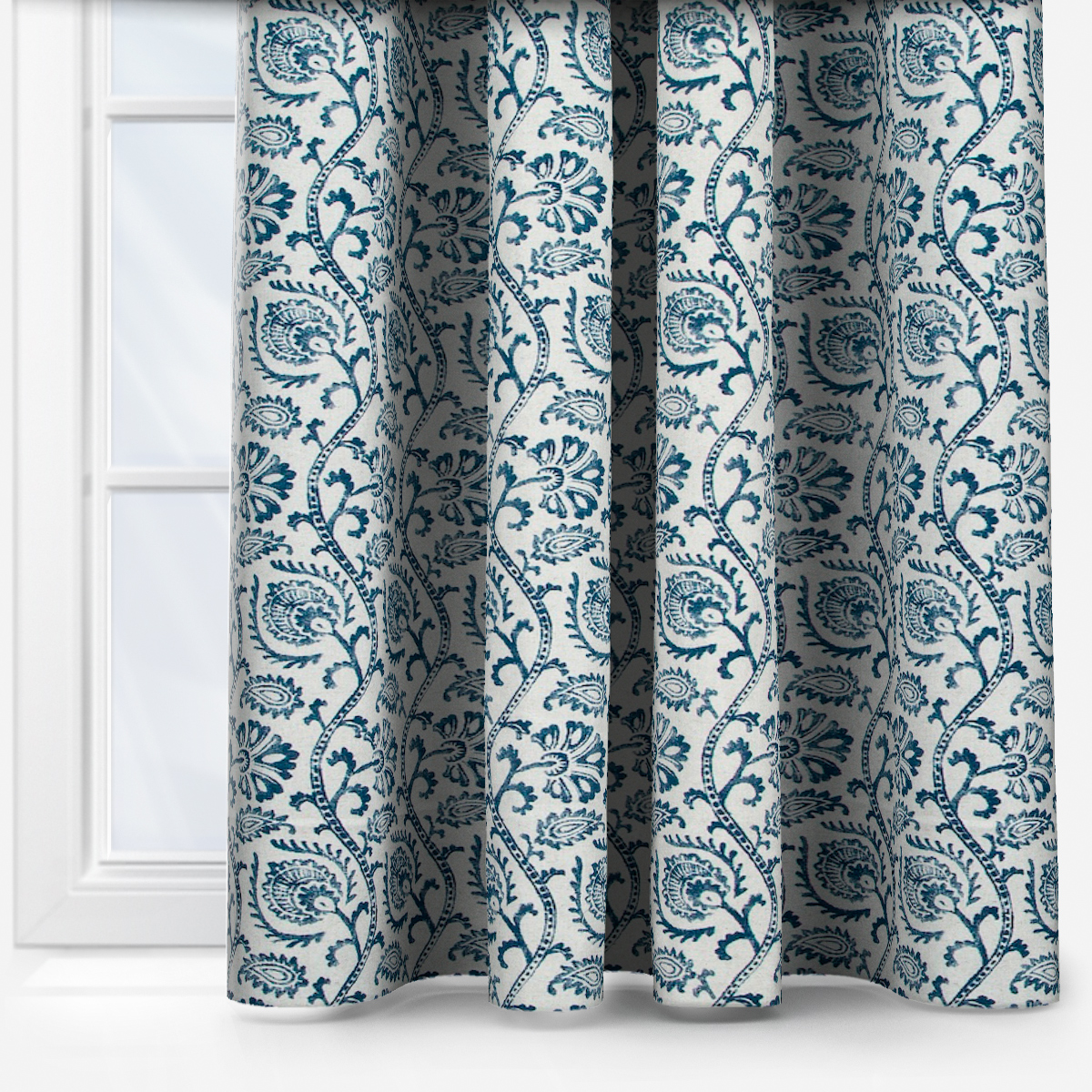 Calla Sapphire Curtain | Blinds Direct