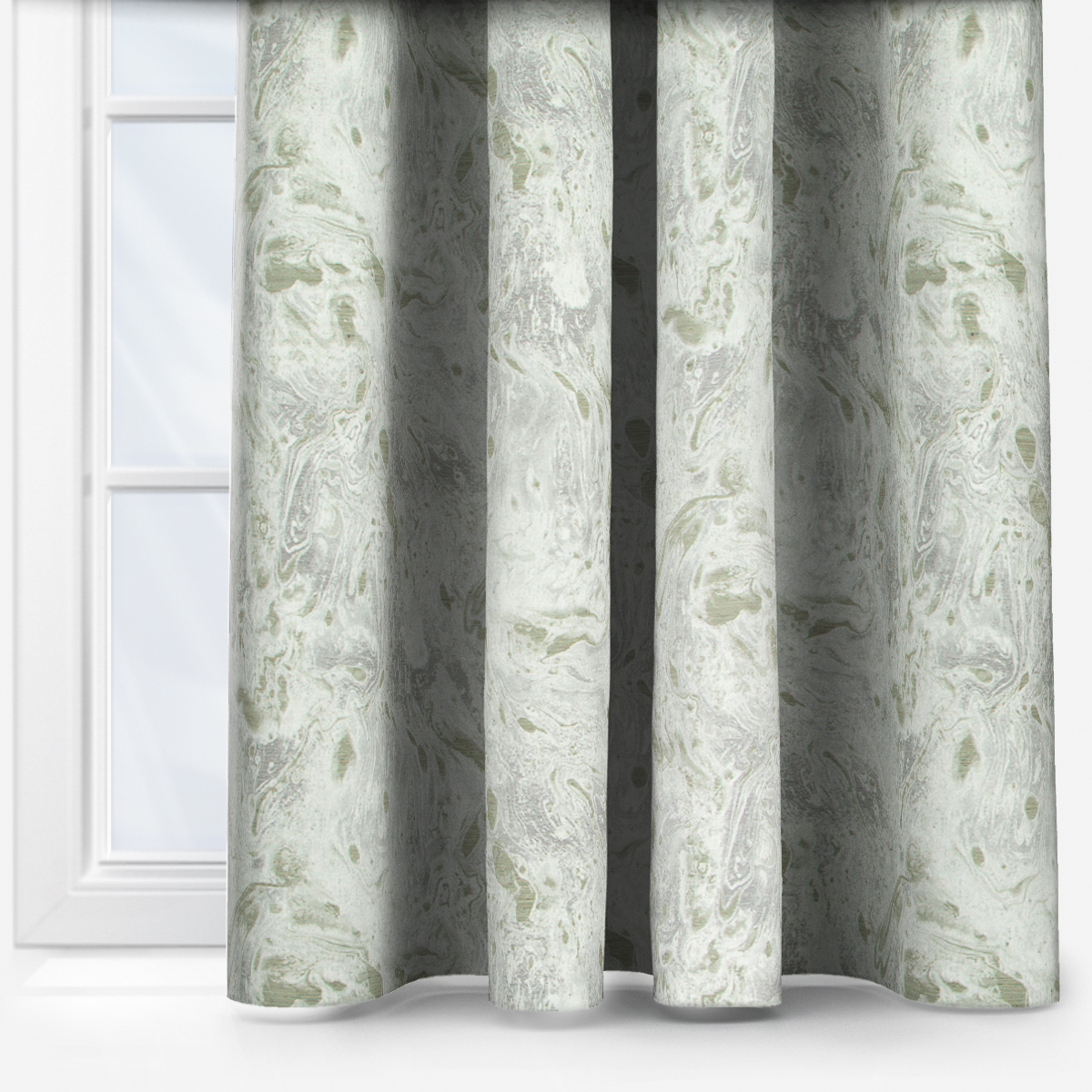 KAI Portoro Jade Curtain | Blinds Direct