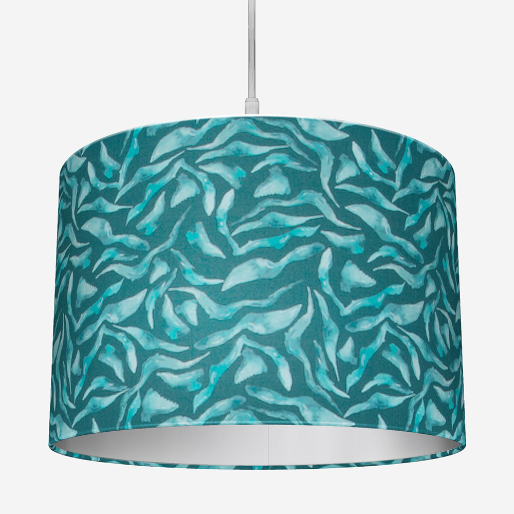 Voyage Balaya Teal Easy Fit Lamp Shade | Blinds Direct
