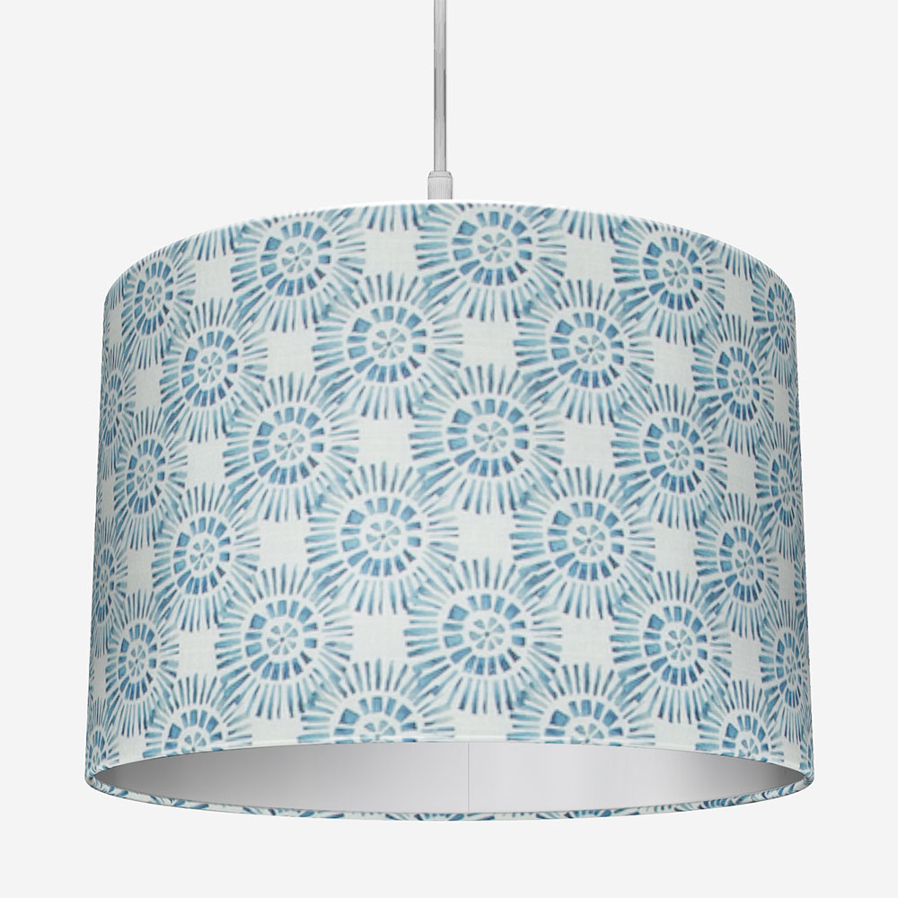 Voyage Vali Denim Easy Fit Lamp Shade | Blinds Direct