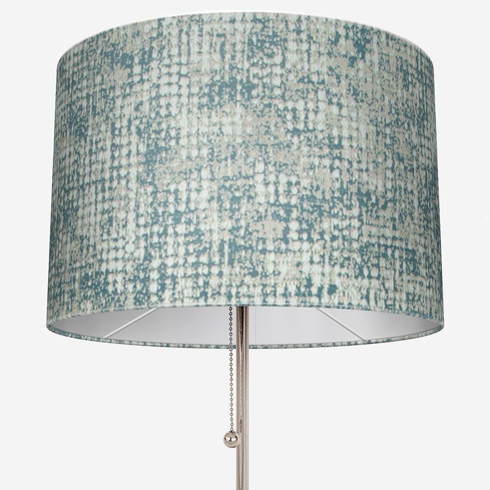 Fibre Naturelle Palazzi Teal Lamp Shade | Blinds Direct