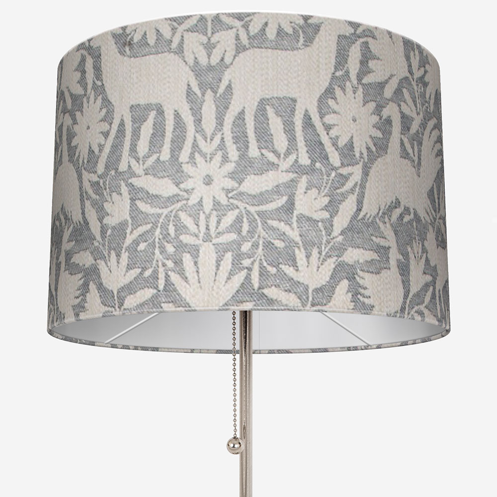 Scandi Wildlife Cornflower Easy Fit Lamp Shade | Blinds Direct
