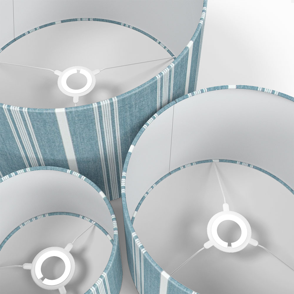 Breton Sky Easy Fit Lamp Shade | Blinds Direct