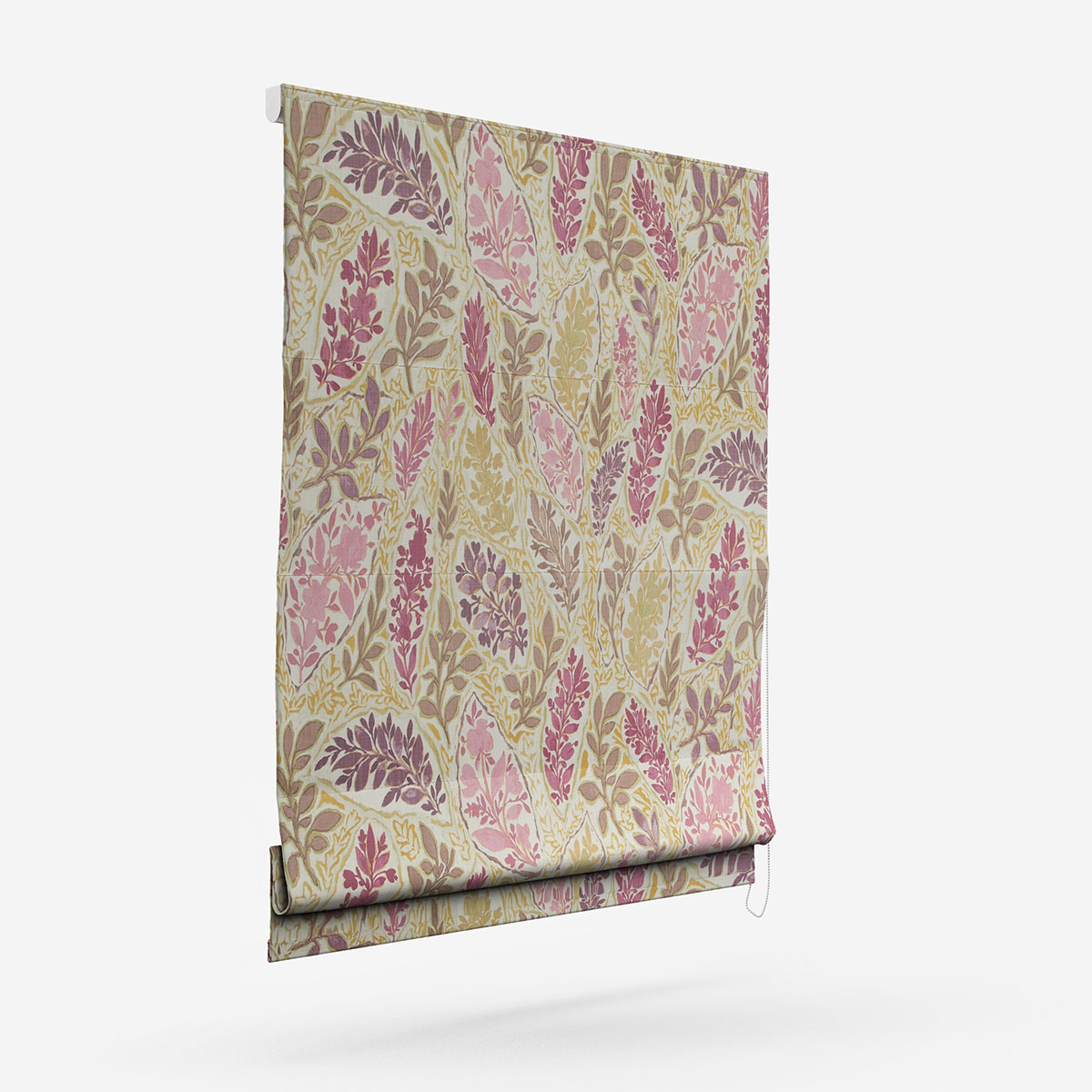 Zagar Raspberry Roman Blind | Blinds Direct