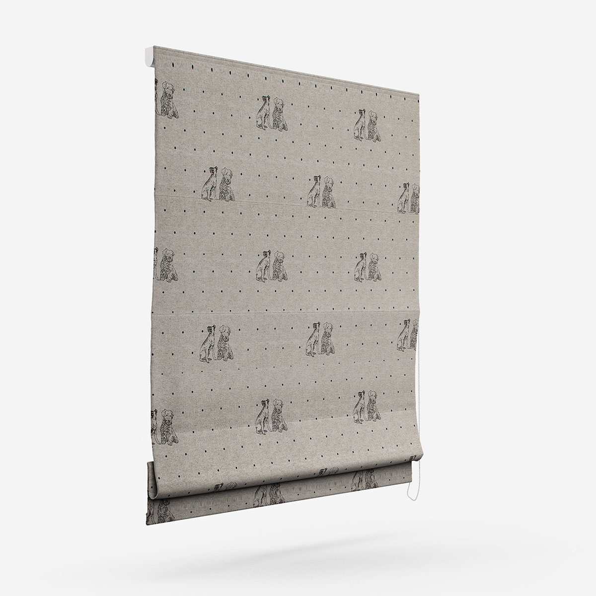 Emily Bond Millie Indigo Roman Blind | Blinds Direct