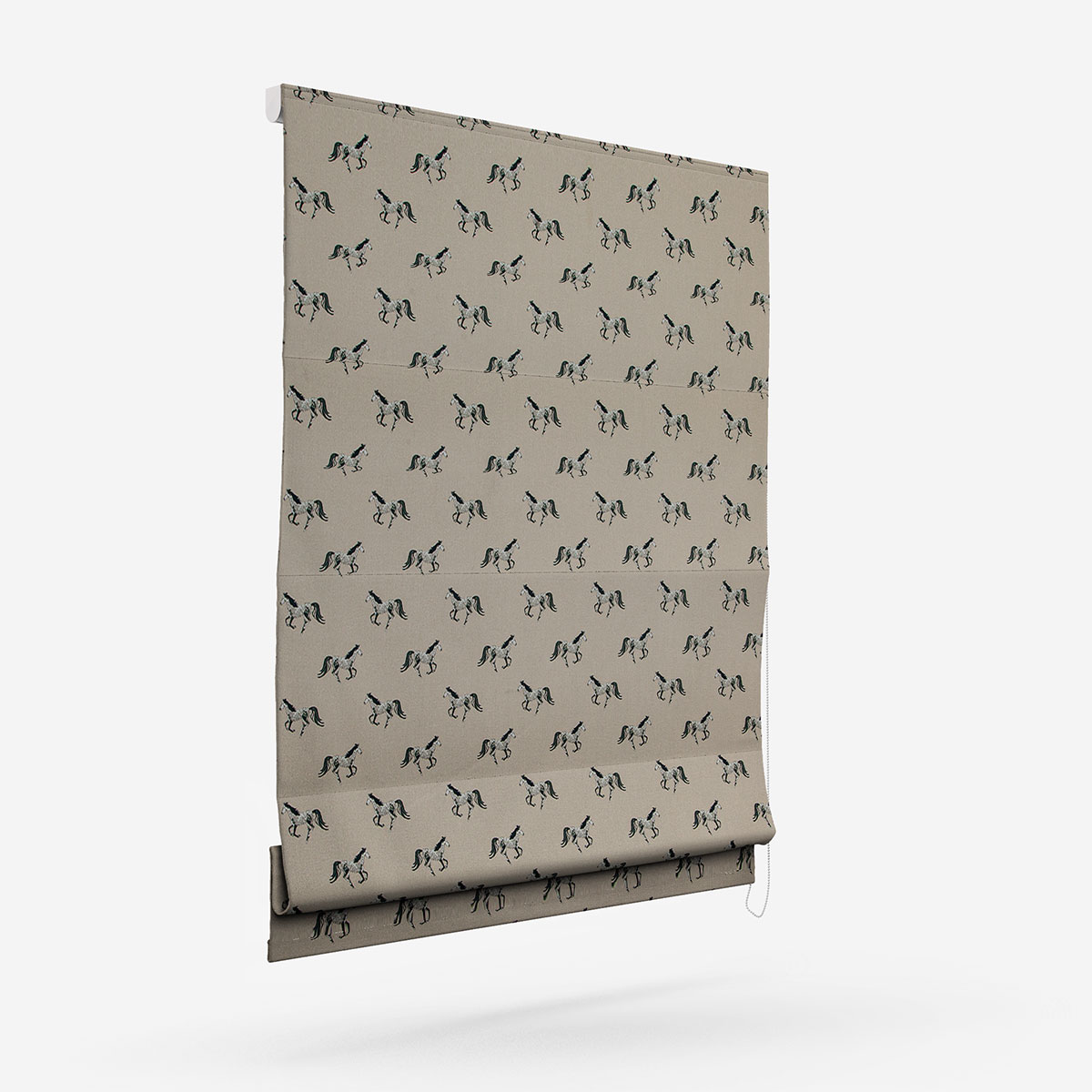 Sophie Allport Horse Grey Roman Blind | Blinds Direct