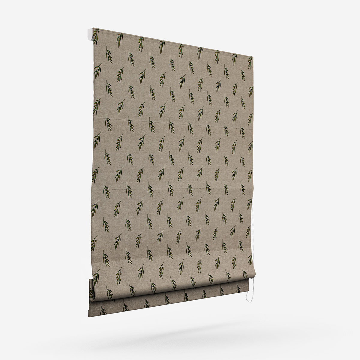 Sophie Allport Olive Linen Roman Blind | Blinds Direct