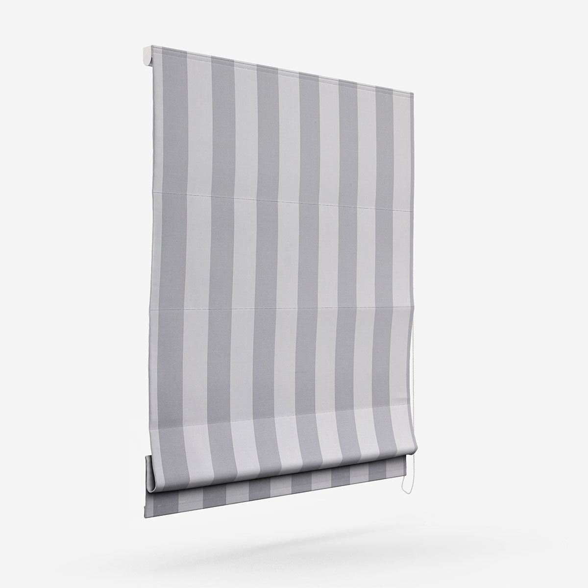 Sophie Allport Witham Stripe Grey Roman Blind | Blinds Direct