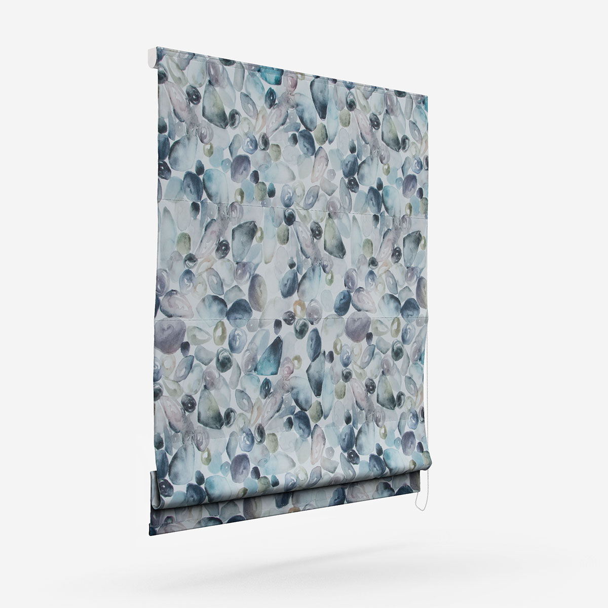 Voyage Pebble Shores Slate Roman Blind | Blinds Direct