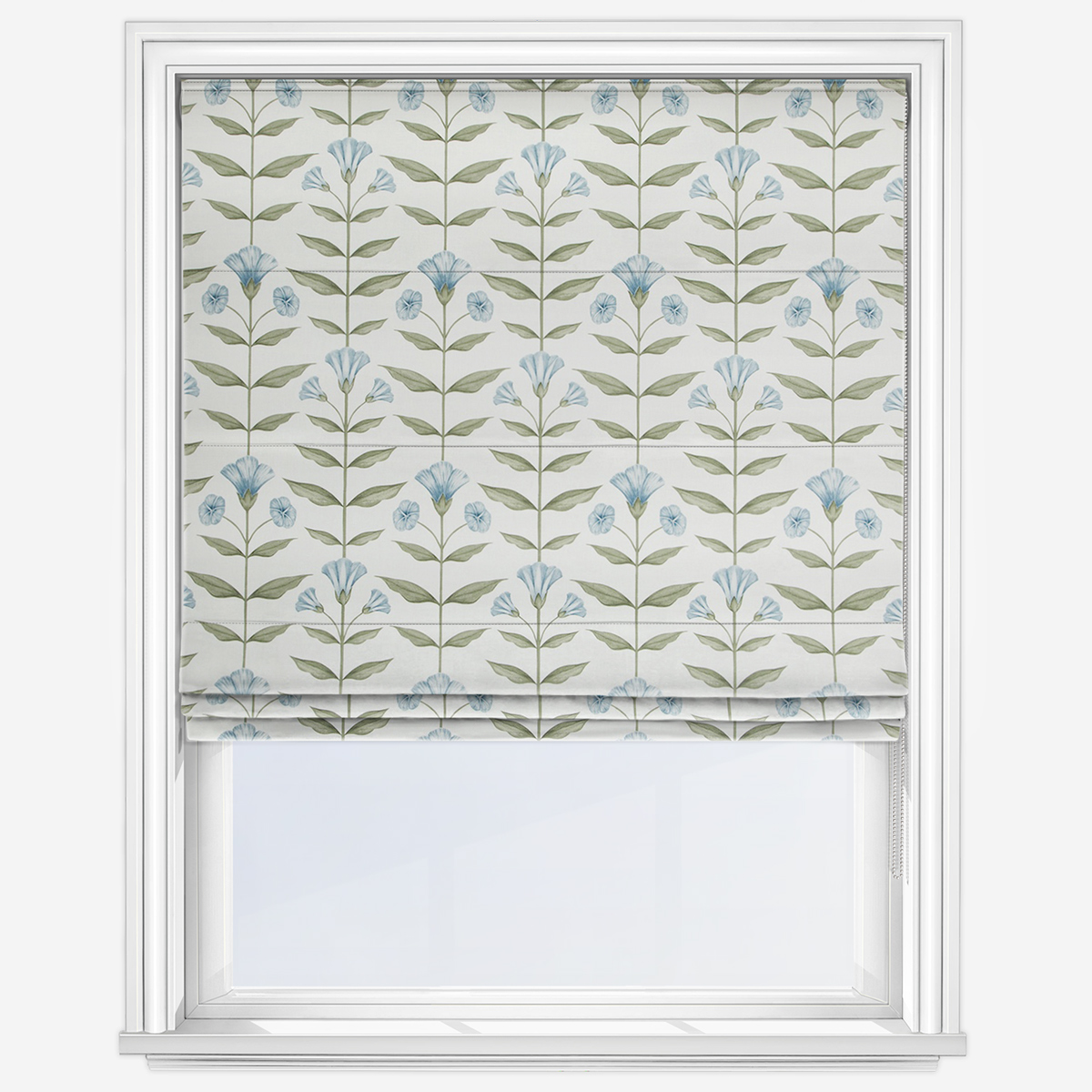 Ottilie Bluebell Roman Blind | Blinds Direct