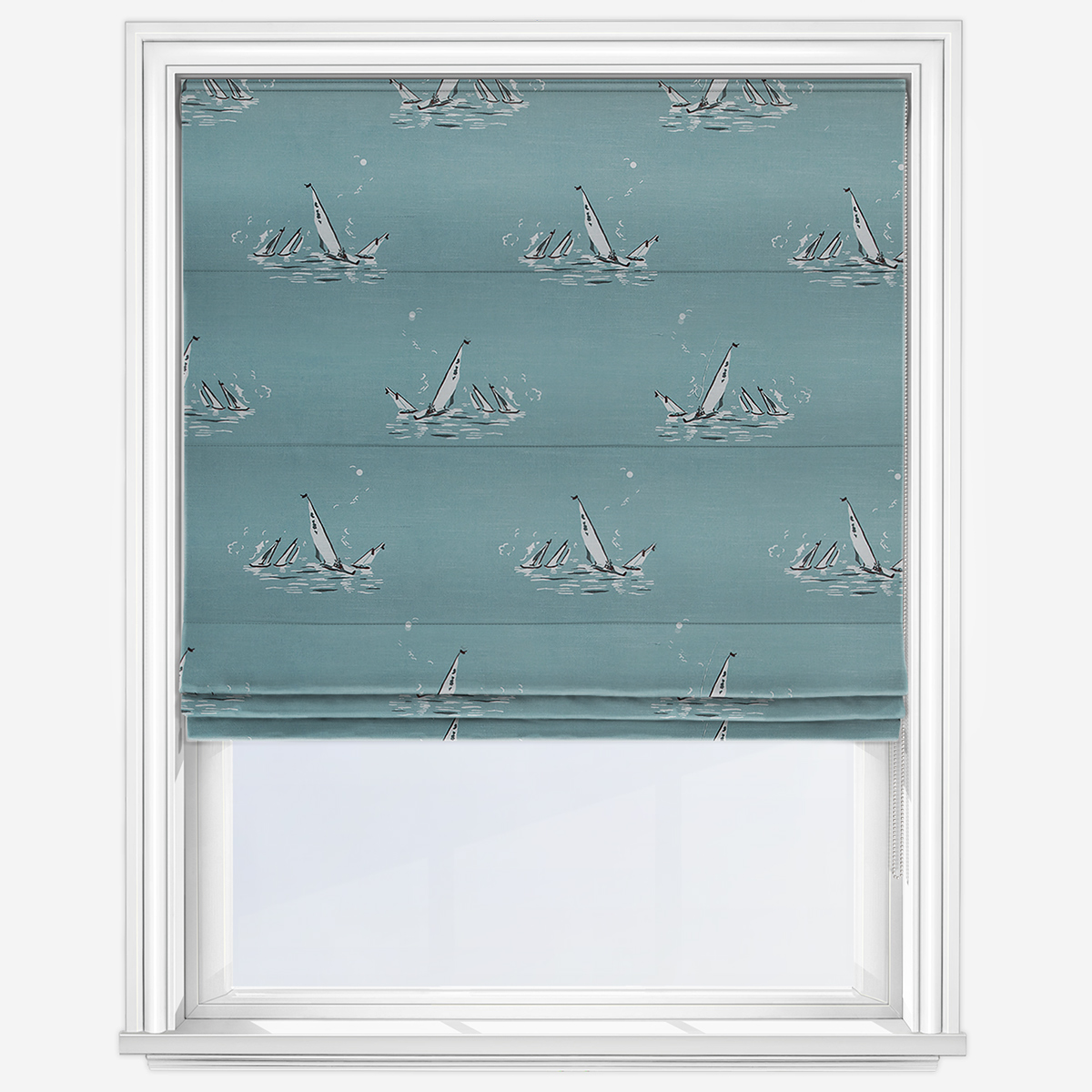 Emily Bond Regatta Duck Egg Roman Blind | Blinds Direct