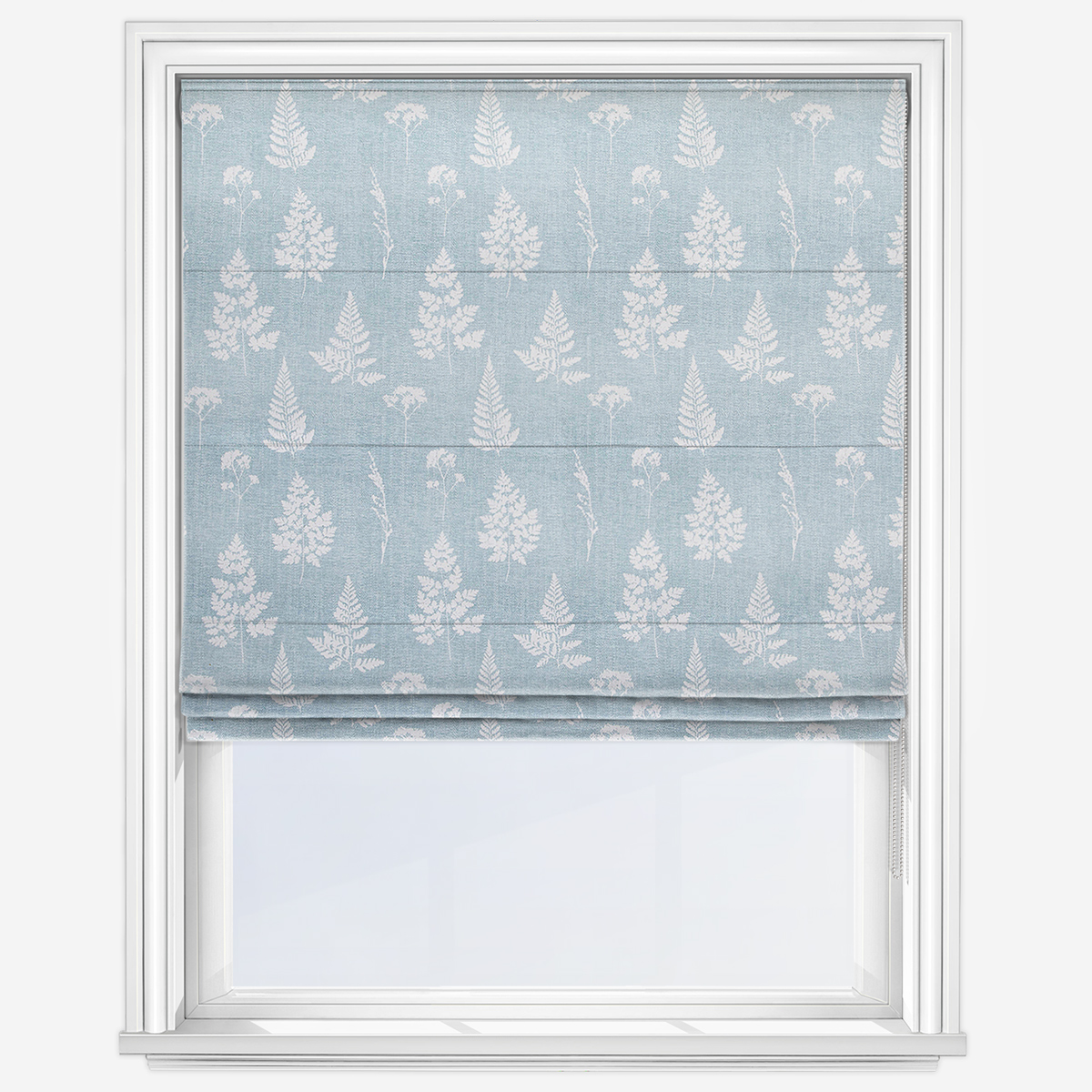 Emily Bond Tynesfield Duck Egg Roman Blind | Blinds Direct