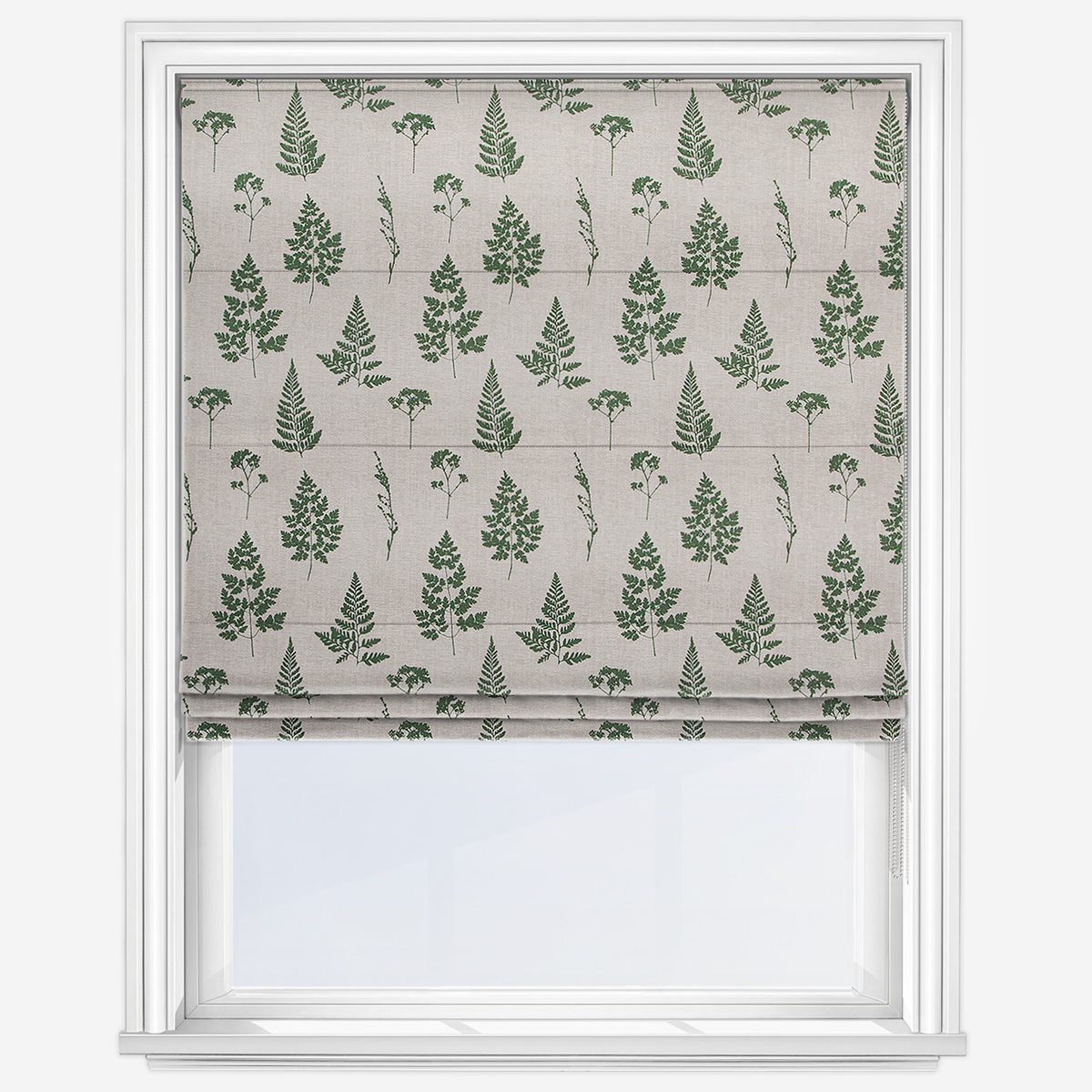 Emily Bond Tynesfield Forest Roman Blind | Blinds Direct