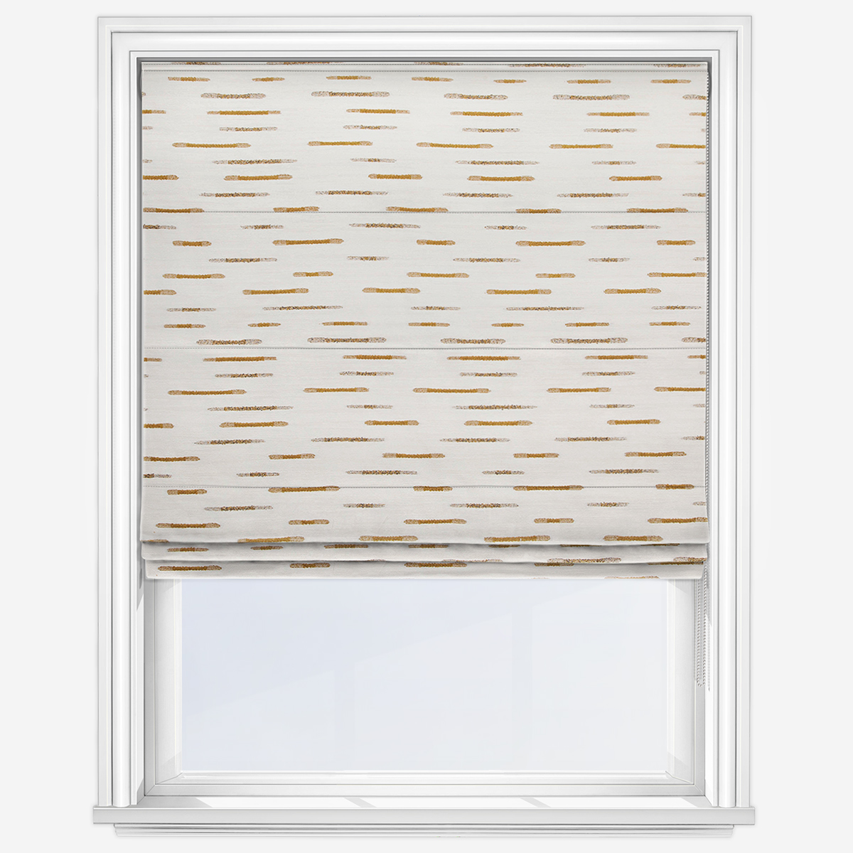 Echo Ochre Roman Blind | Blinds Direct
