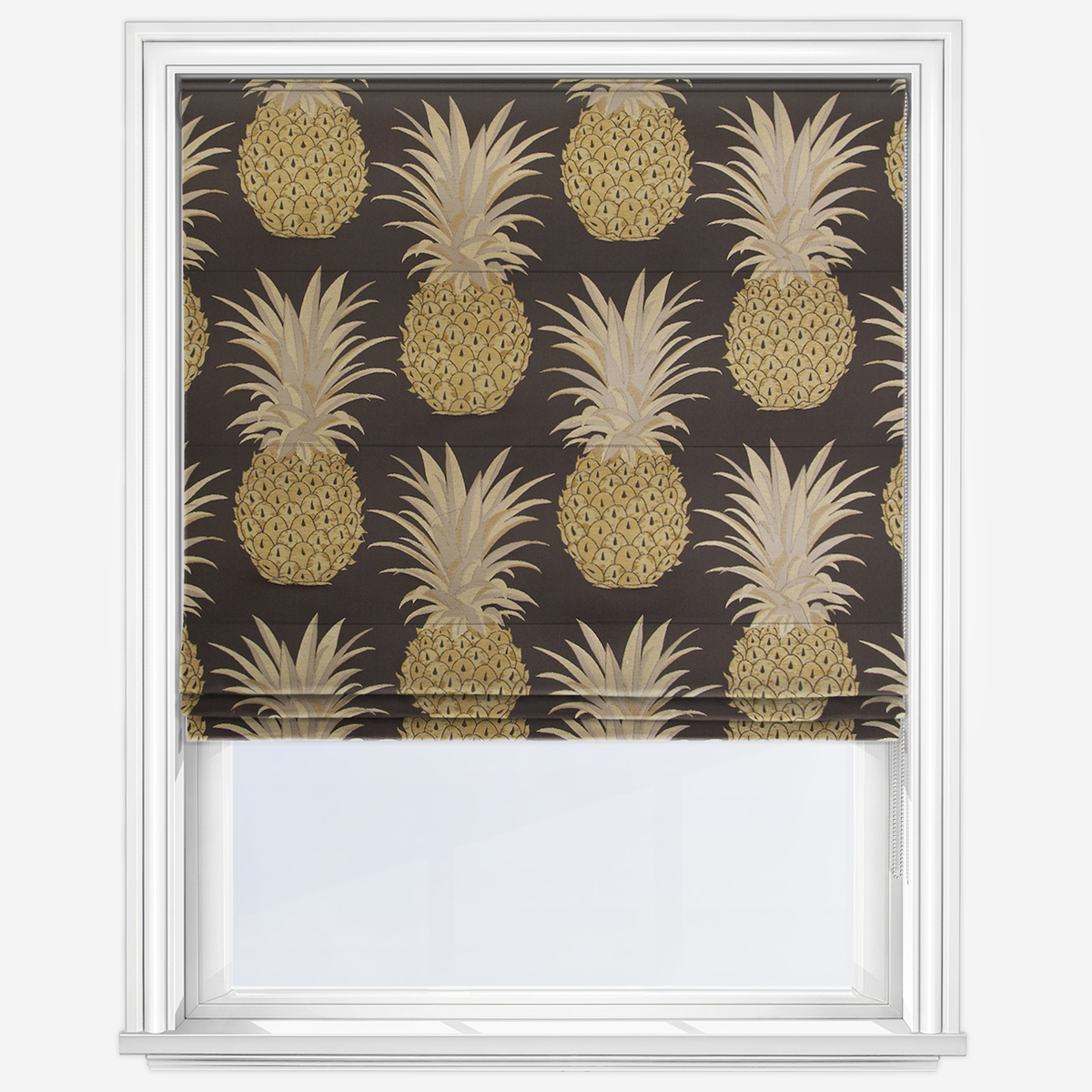 KAI Aloha Cocoa Roman Blind | Blinds Direct