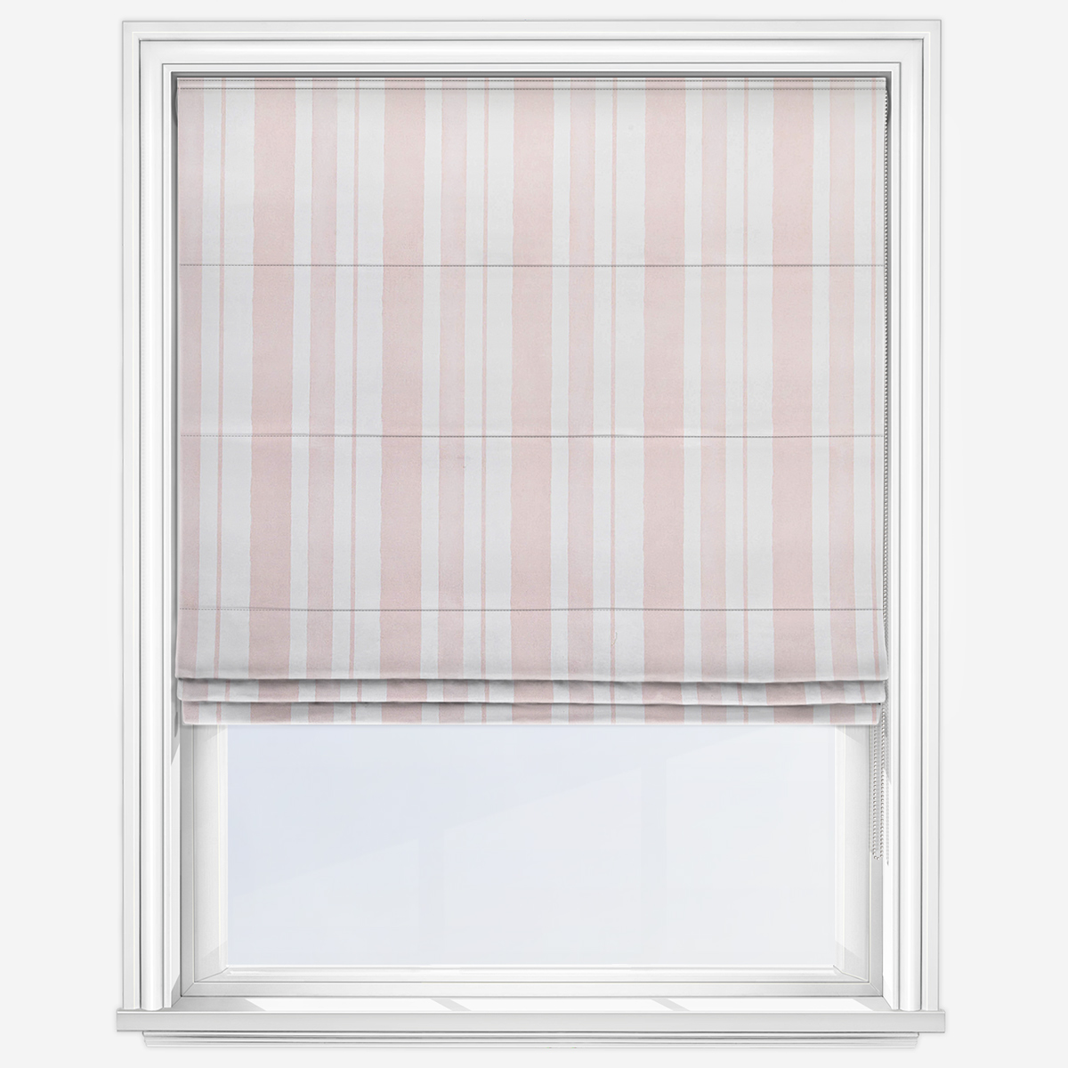 Shabby Chic by Rachel Ashwell Watercolour Stripe Blush Roman Blind ...