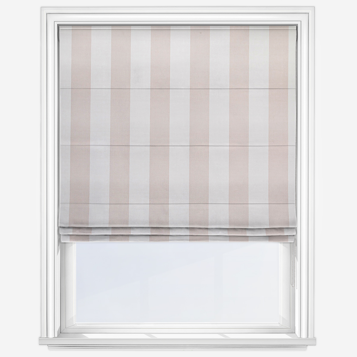 Sophie Allport Witham Stripe Off White Roman Blind | Blinds Direct