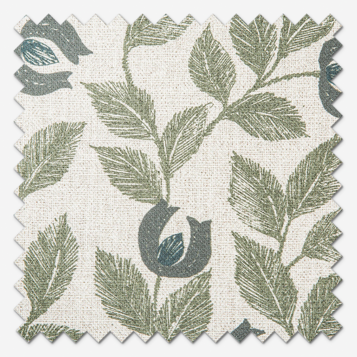 Adeline Moss Curtain | Blinds Direct