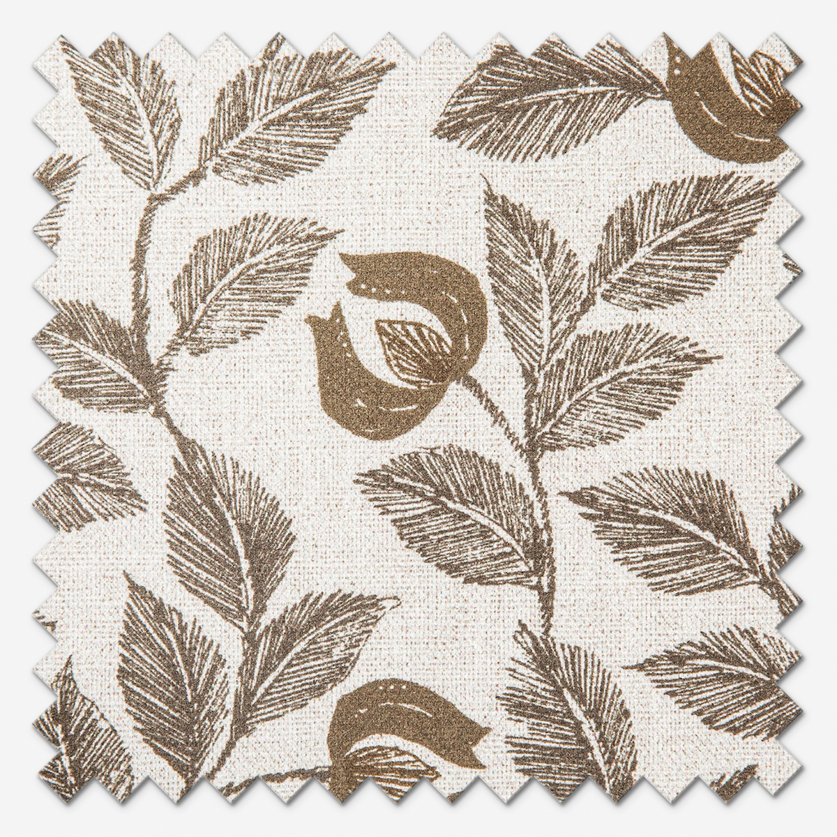 Adeline Walnut Curtain | Blinds Direct