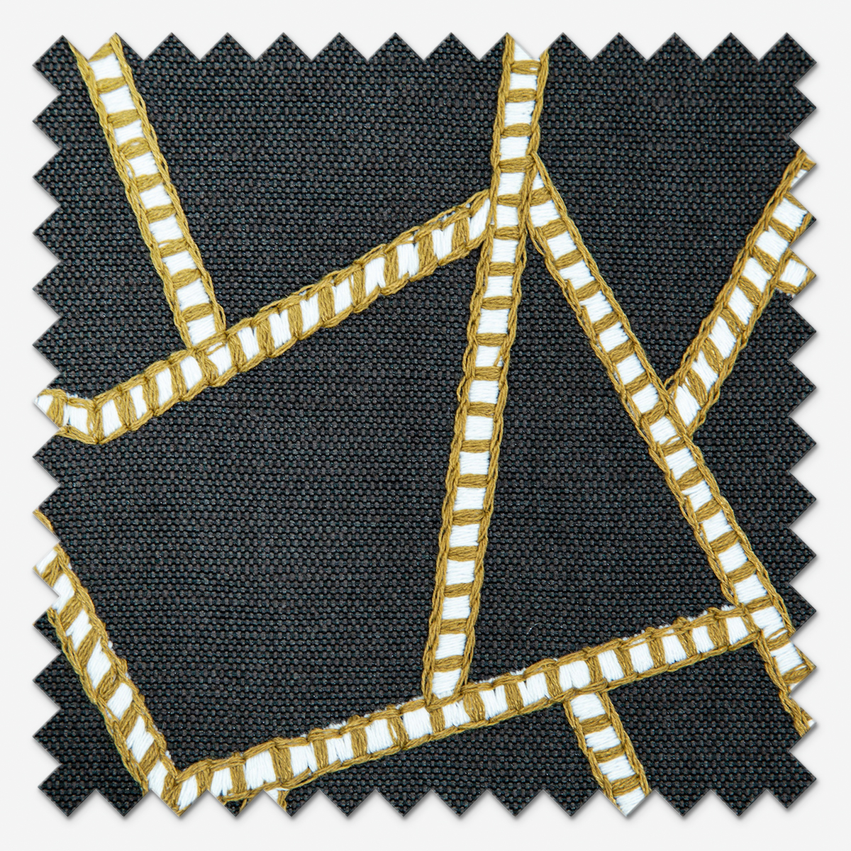 Camengo Anoki Noir Curtain | Blinds Direct