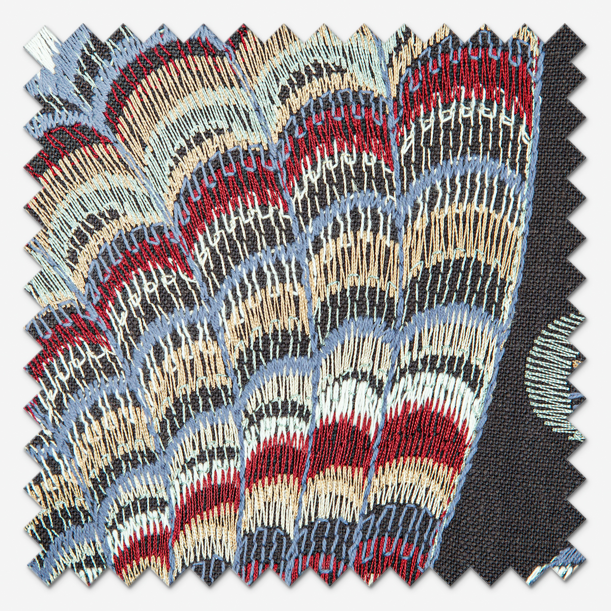 Camengo Piuma Aubergine Curtain | Blinds Direct