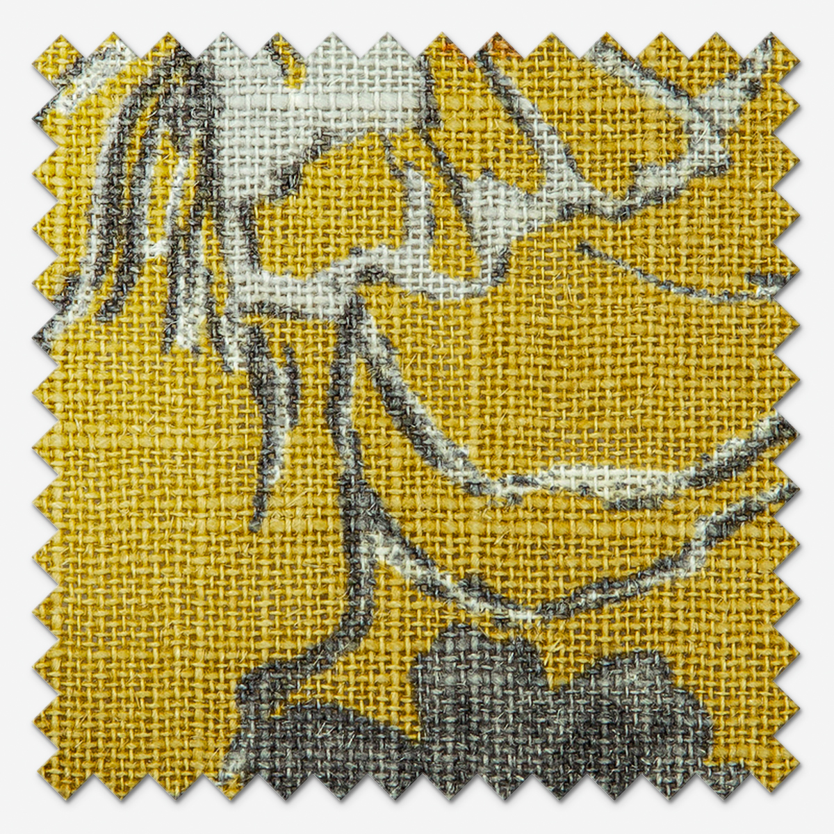 Clio Mustard Cushion | Blinds Direct