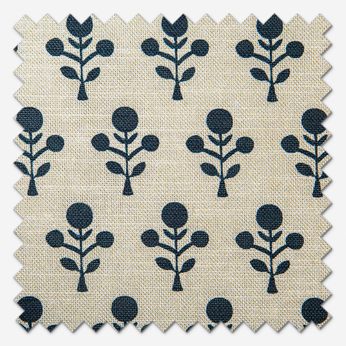 Emily Bond Hawthorn Indigo Roman Blind | Blinds Direct