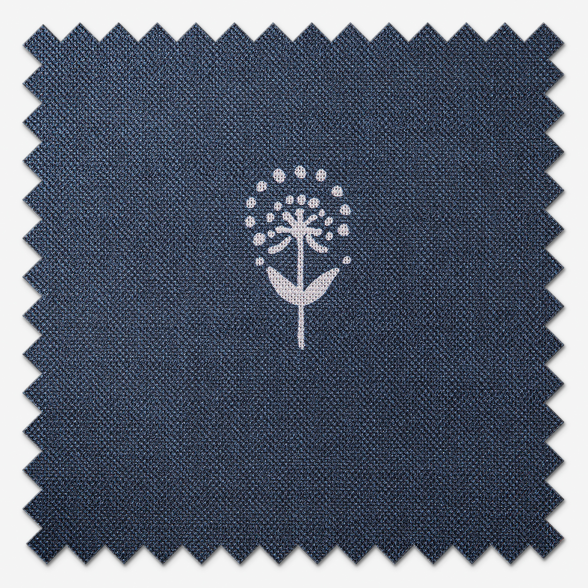 Emily Bond Wild Thyme Indigo Roman Blind | Blinds Direct