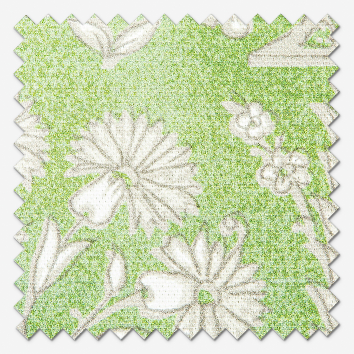 Fibre Naturelle Athens Prasino Curtain | Blinds Direct