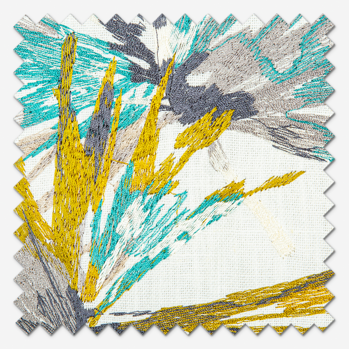 Harlequin Aucuba Teal Curtain