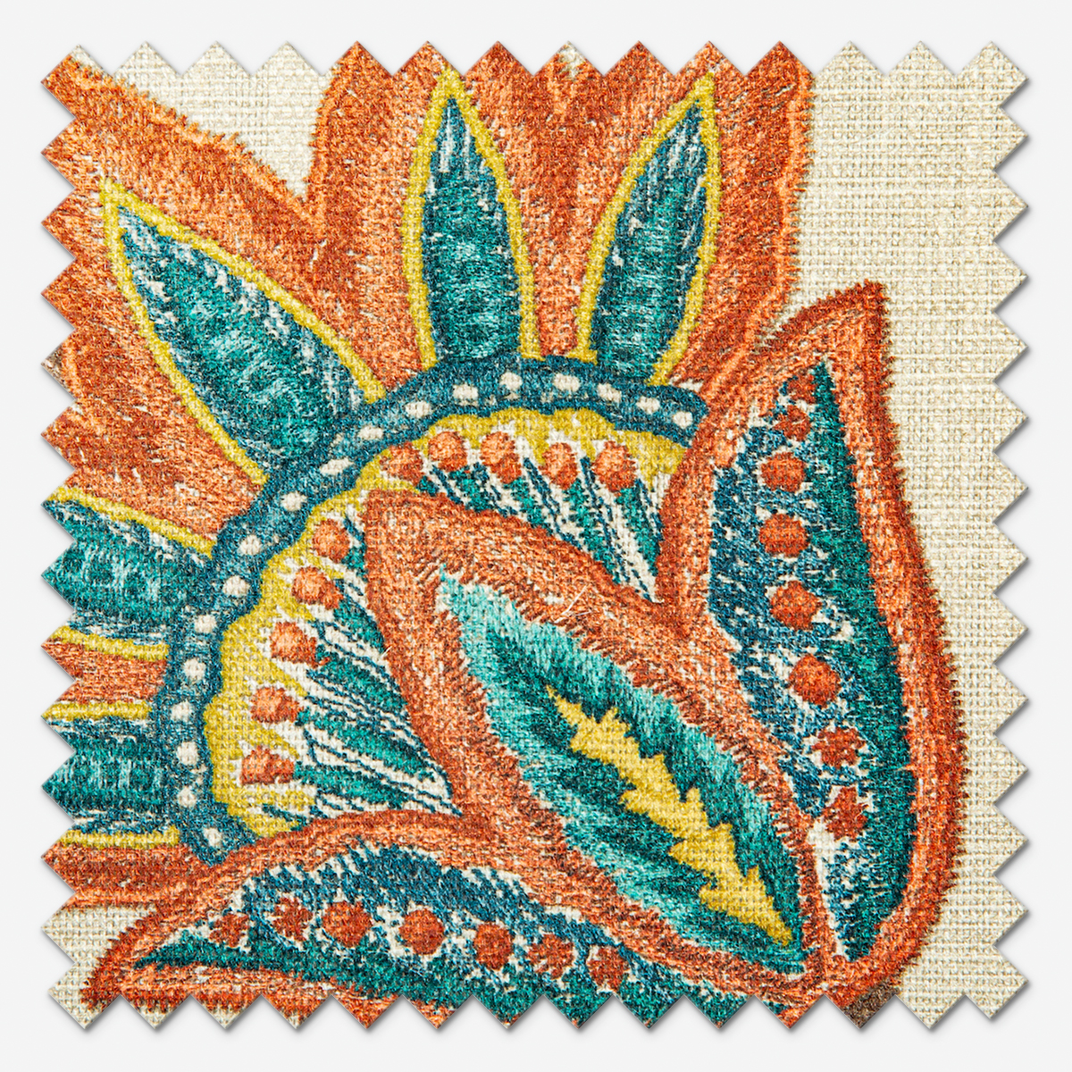 Chanderi Papaya Easy Fit Lamp Shade | Blinds Direct