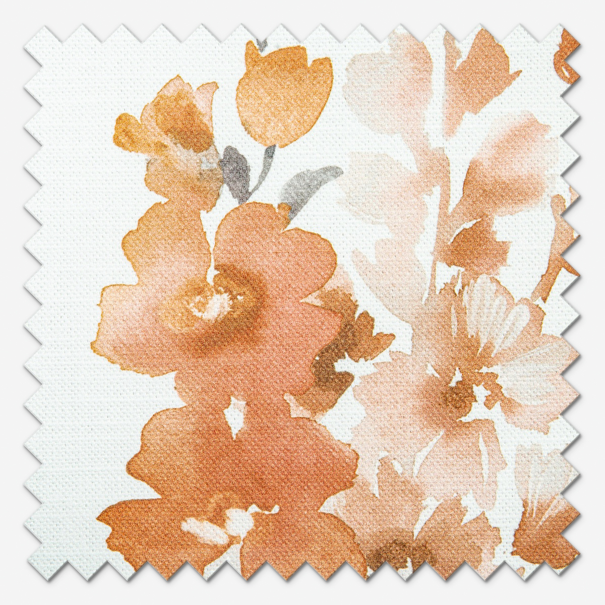 Wild Garden Cotton Coral Roman Blind | Blinds Direct