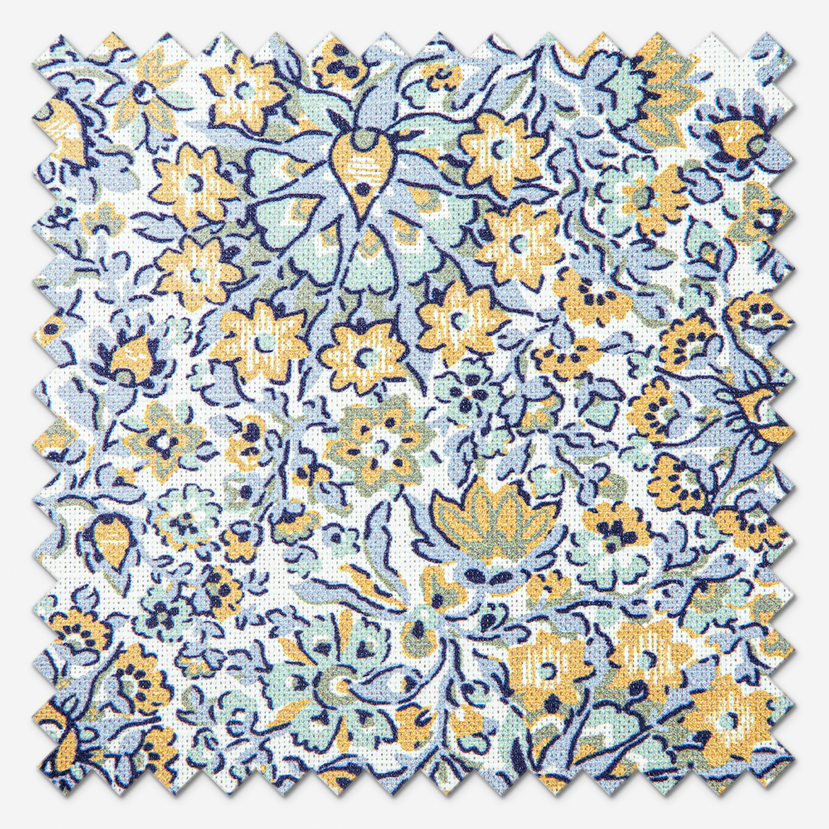 Laura Ashley Painswick Paisley Newport Blue Roman Blind | Blinds Direct