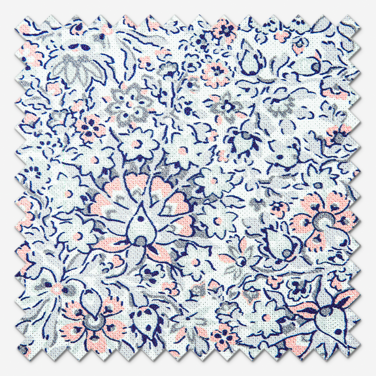 Laura Ashley Painswick Paisley Pale Slate Roman Blind | Blinds Direct