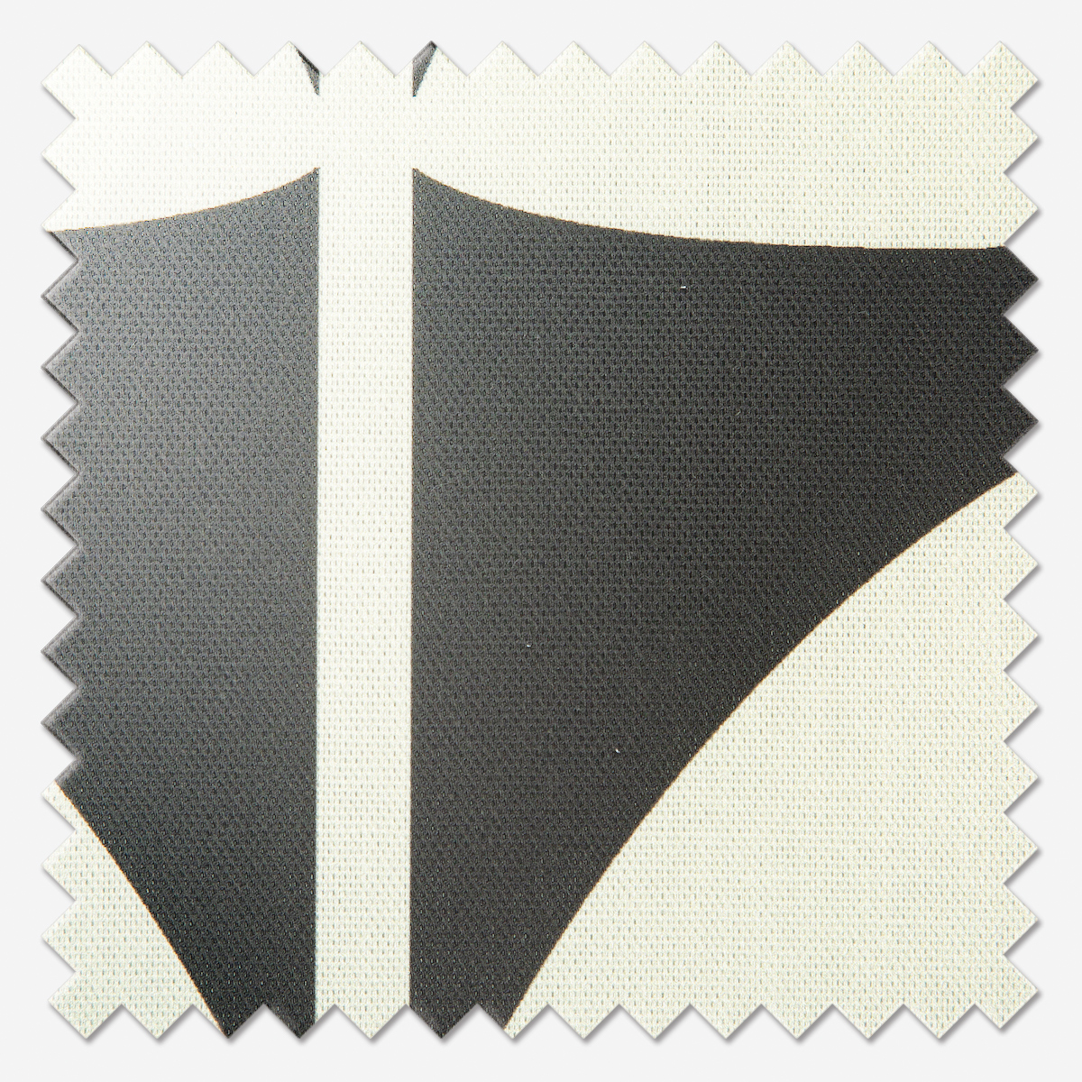 Orla Kiely Jumbo Solid Stem Black Roman Blind | Blinds Direct