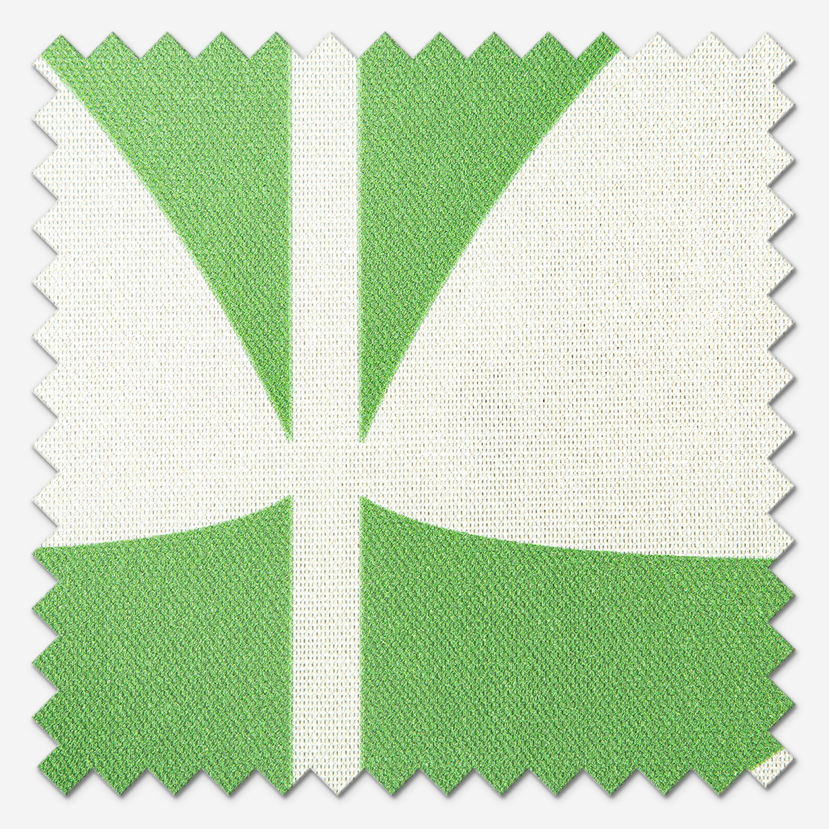 Orla Kiely Jumbo Solid Stem Green Roman Blind | Blinds Direct