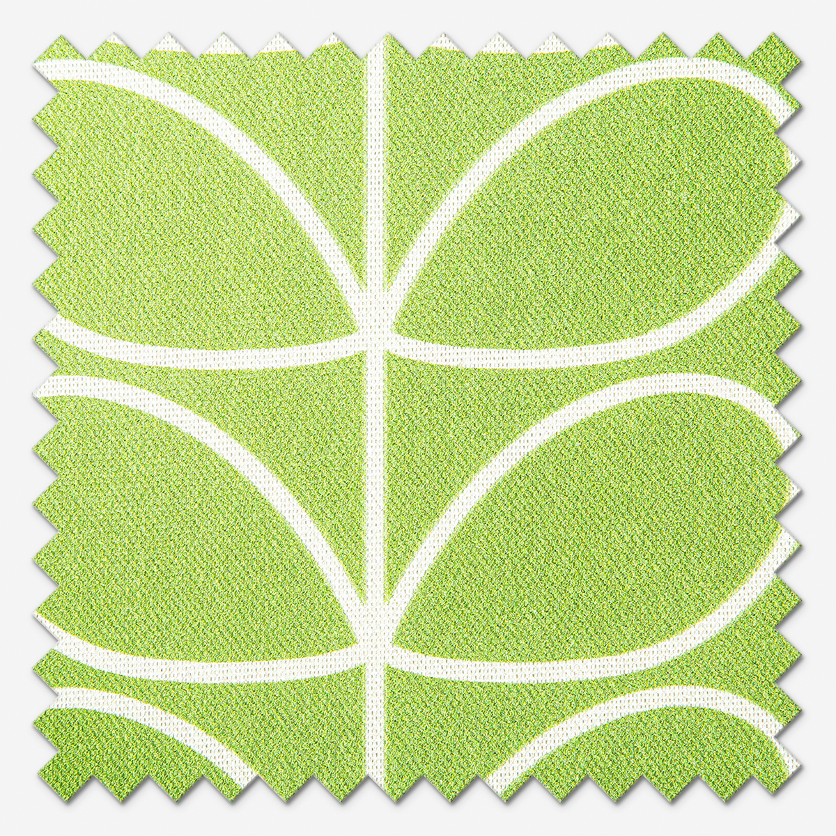 Orla Kiely Linear Stem Chalky Green Roman Blind | Blinds Direct