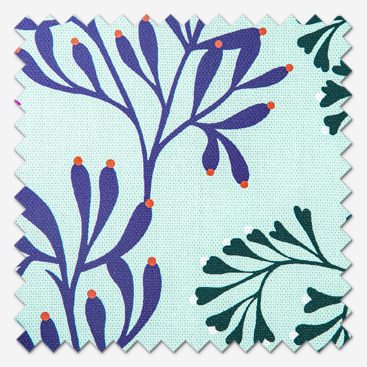 Sara Miller Underwater Aqua Roman Blind | Blinds Direct