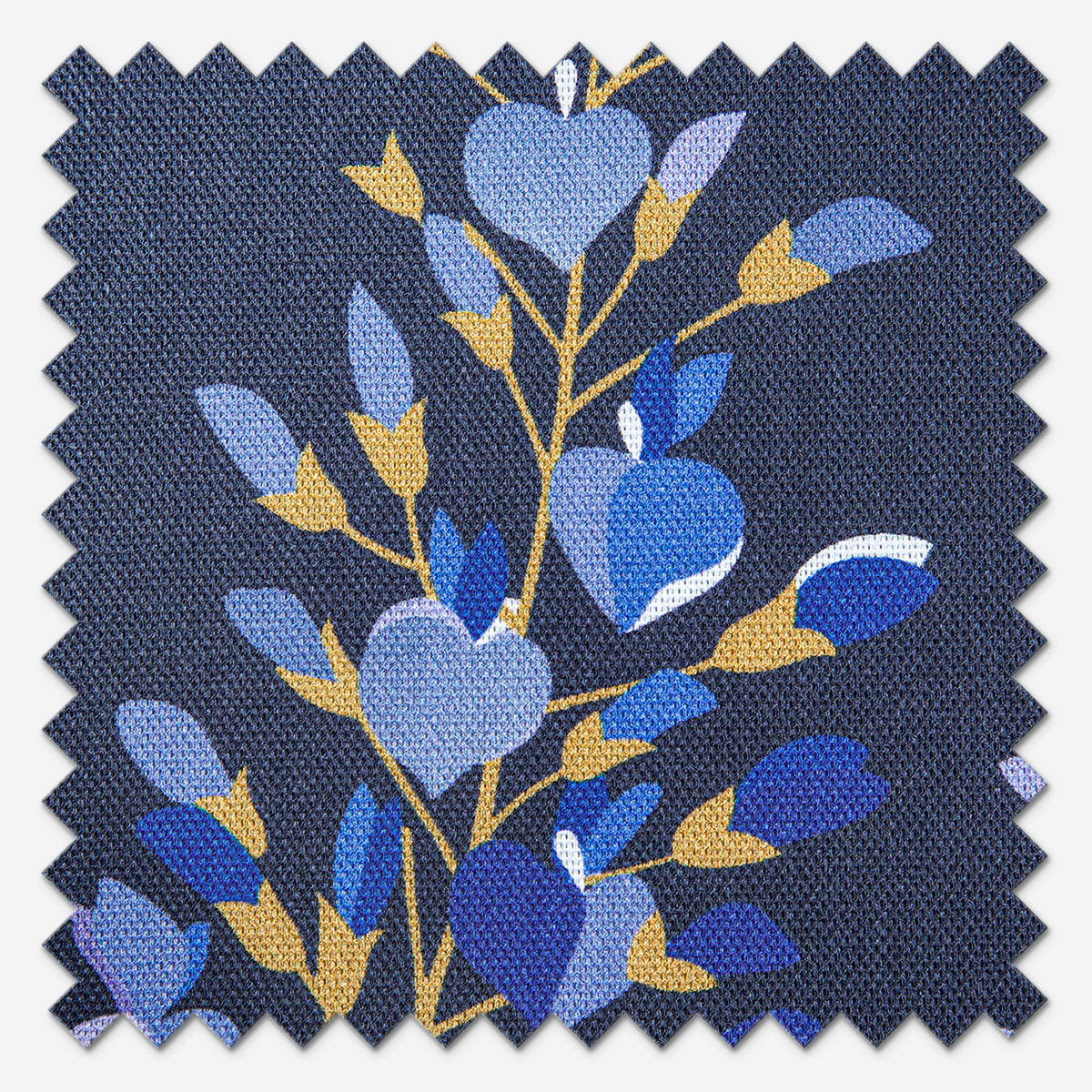 Sara Miller Wisteria Navy Roman Blind | Blinds Direct