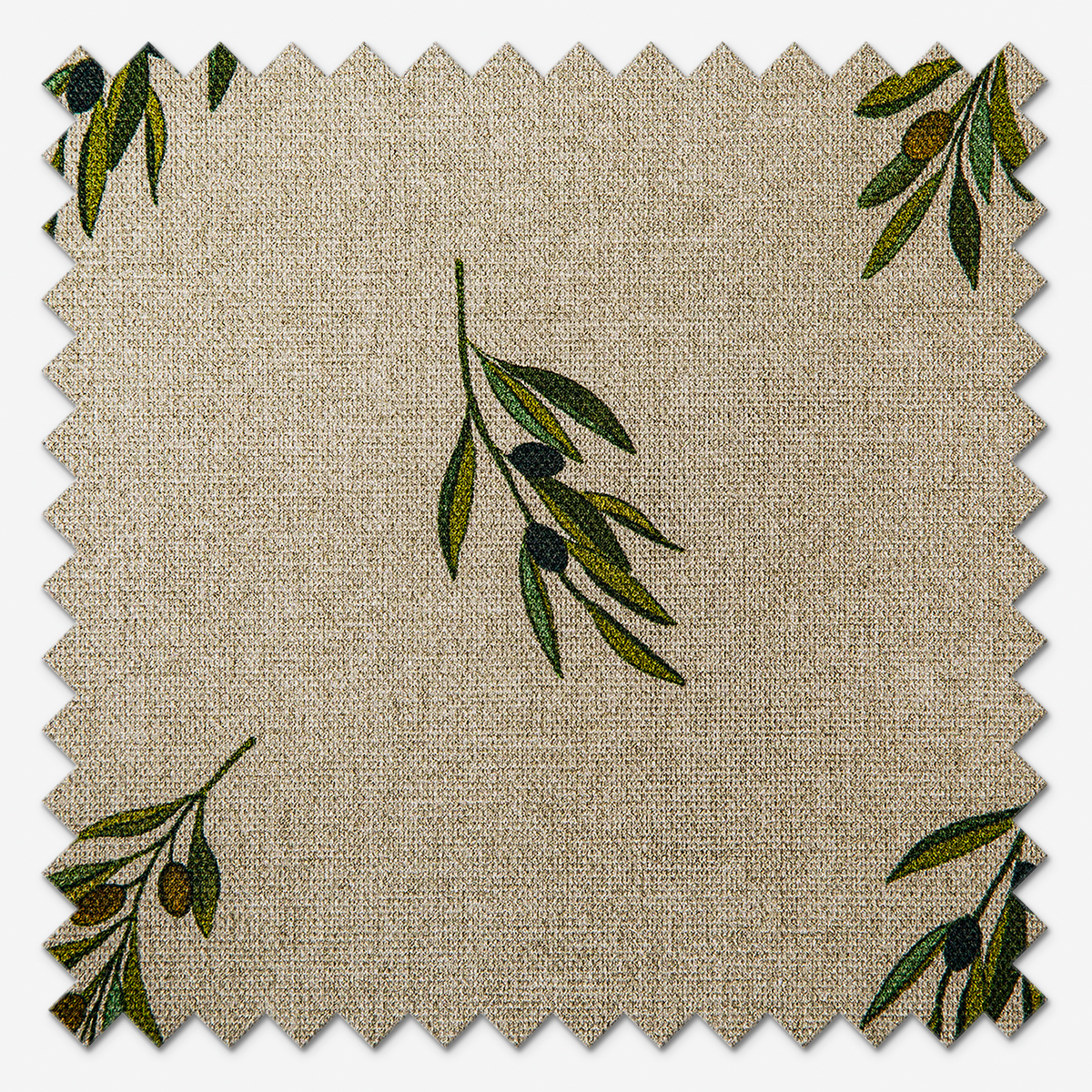 Sophie Allport Olive Linen Roman Blind | Blinds Direct