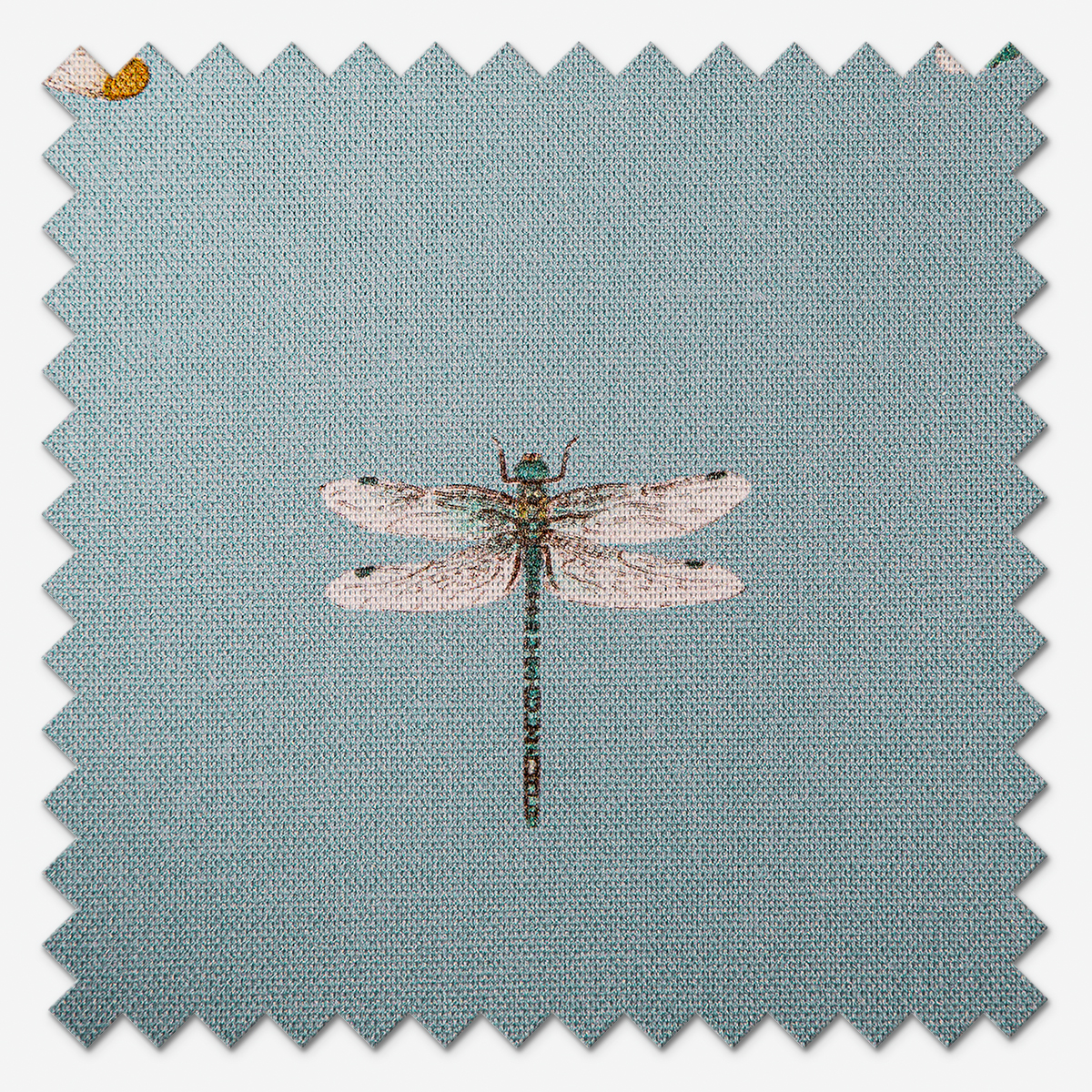 Sophie Allport Water Colour Dragonfly Blue Roman Blind | Blinds Direct