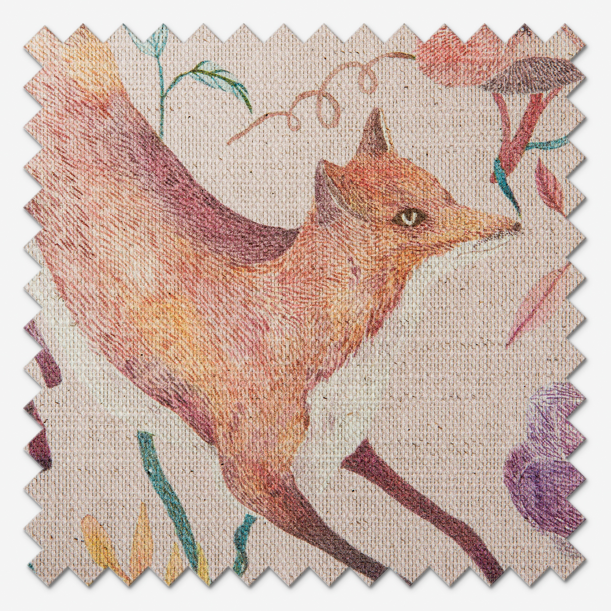 Voyage Leaping into the Fauna Blush Easy Fit Lamp Shade | Blinds Direct