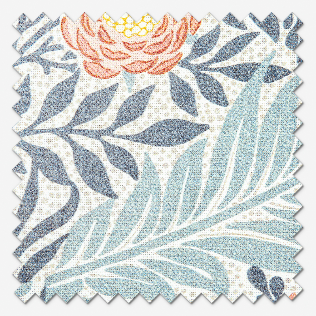 William Morris At Home Larkspur Woad Curtain | Blinds Direct