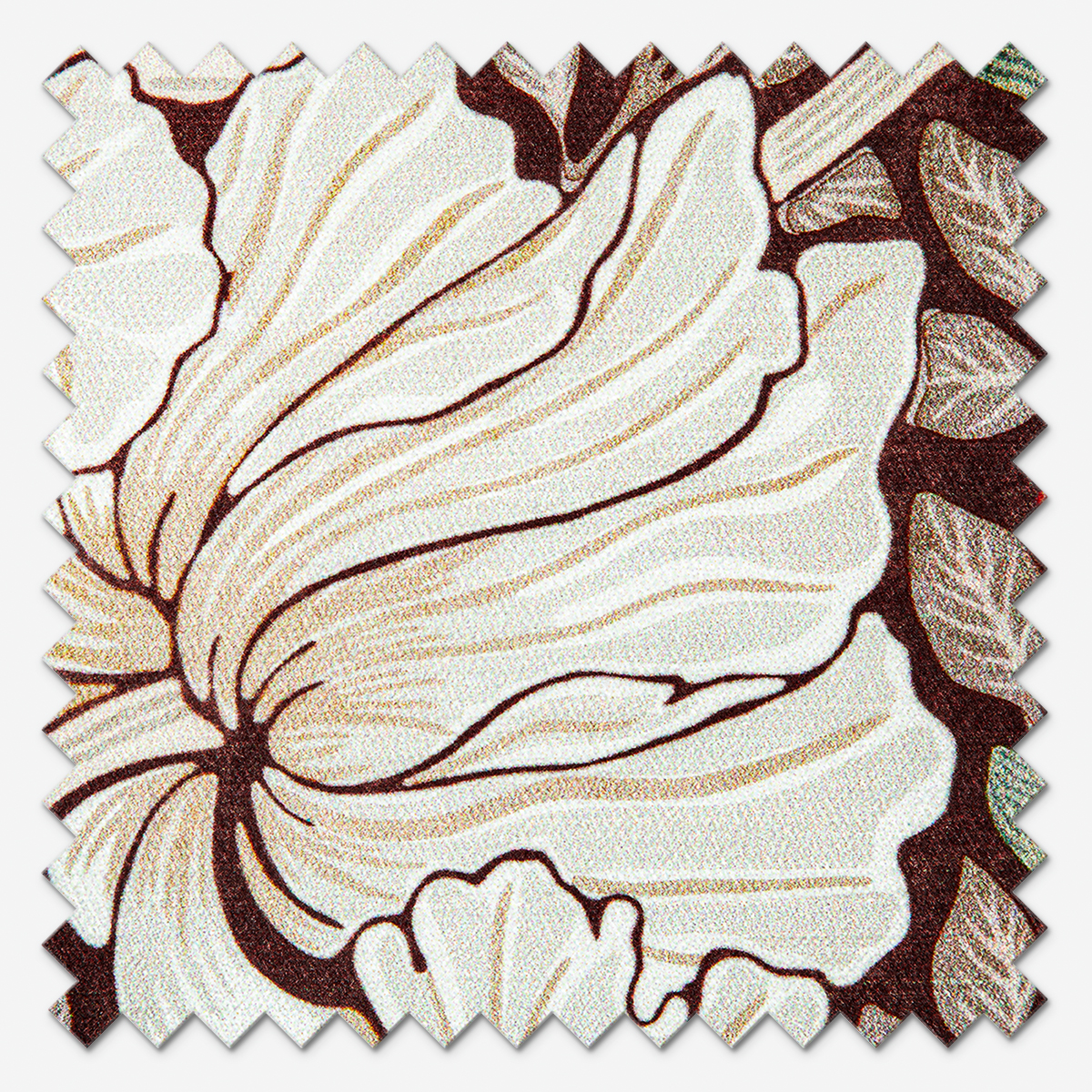 William Morris At Home Pimpernel Velvet Brick Roman Blind | Blinds Direct