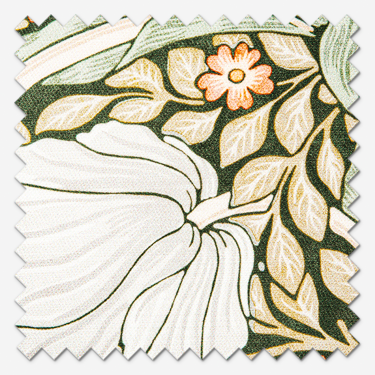 William Morris At Home Pimpernel Velvet Nettle Curtain | Blinds Direct