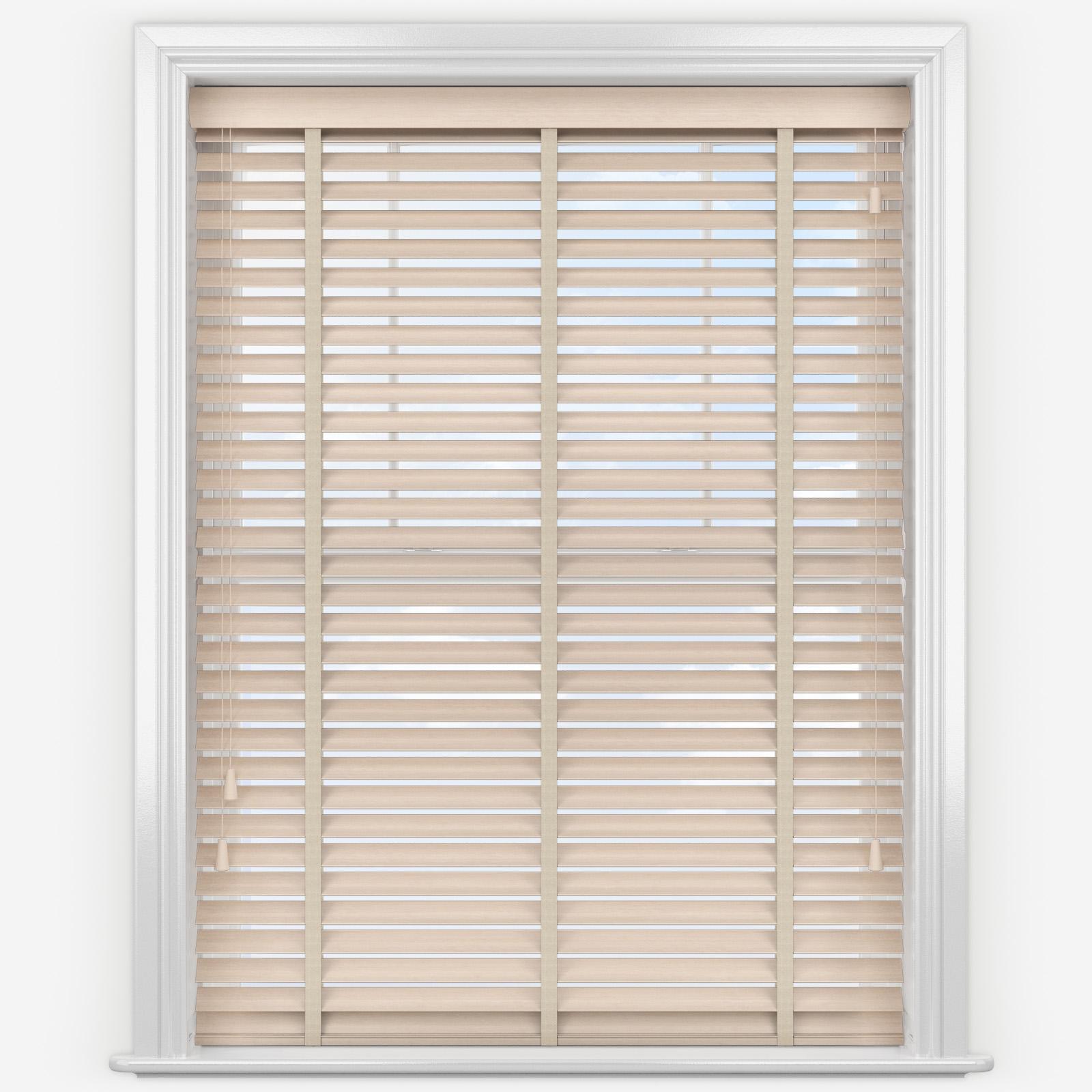 Hikari Bamboo Palm with Alabaster Tapes Wooden Venetian Blind | Blinds ...