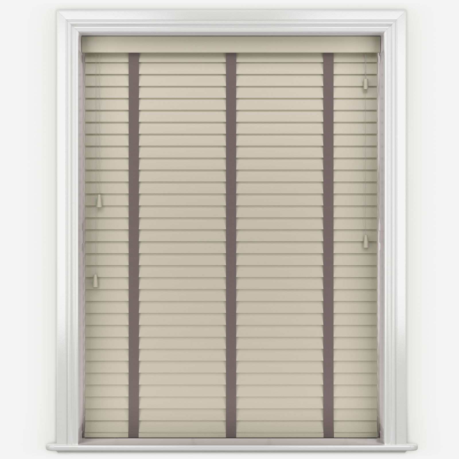 Opulence Pebble with Stealth Tapes Wooden Venetian Blind | Blinds Direct