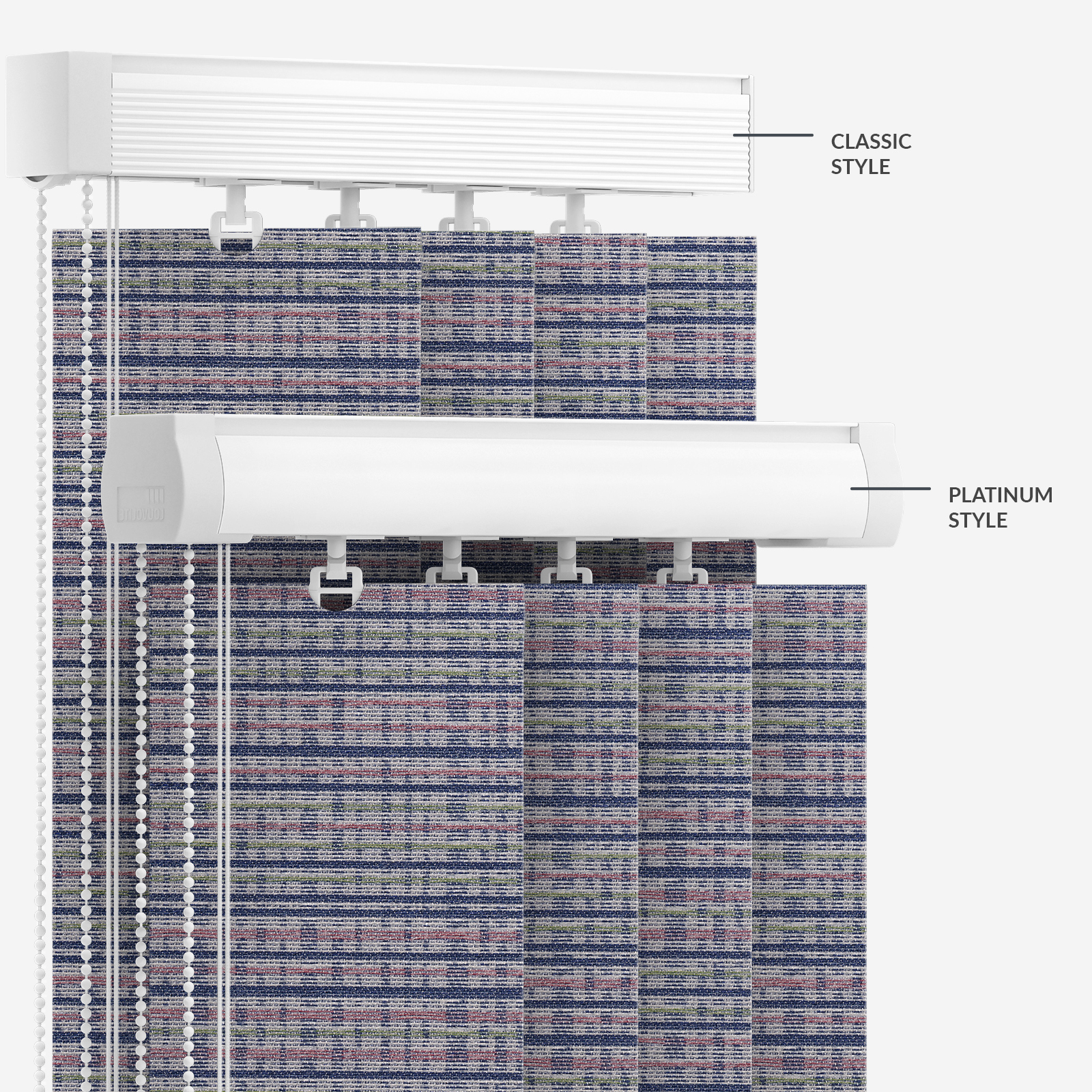 Liberty Ocean Vertical Blind | Blinds Direct