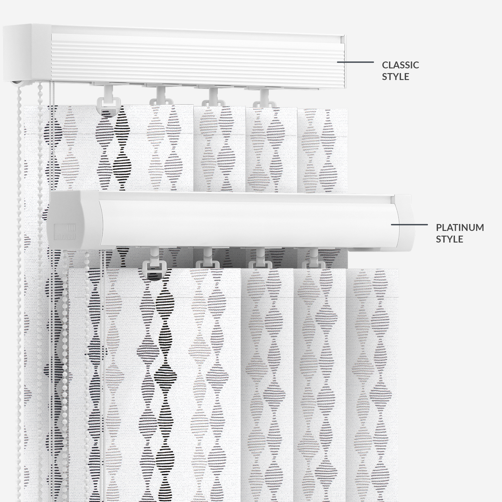 Romain Shadow Vertical Blind
